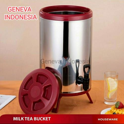 Jual Termos Water Jug Dispenser Panas Dingin Milk Tea Bucket Stainless ...