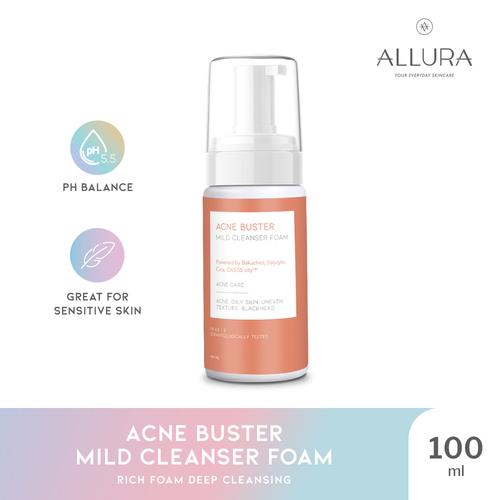 Jual Allura Acne Buster Mild Cleanser Foam 100 ml - Jakarta Pusat ...