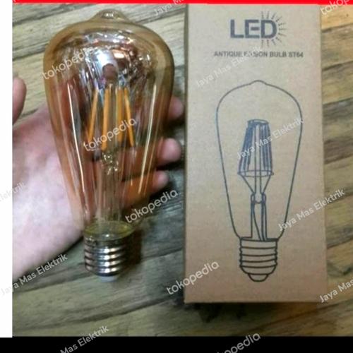 Jual LAMPU LED EDISON FILAMENT CAFE ST64 4 WATT E27 FILAMEN LED ST 64 ...