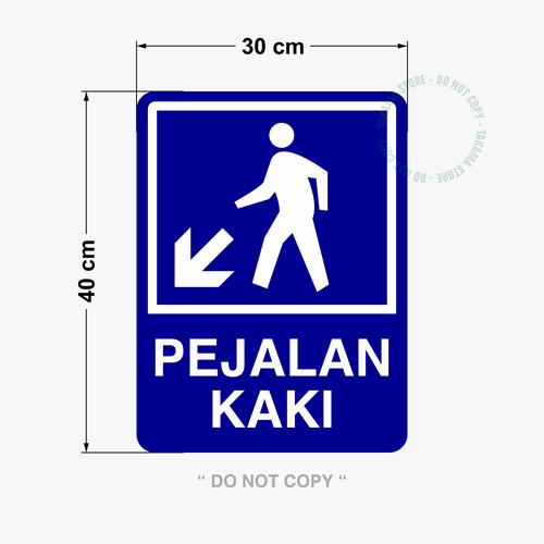Jual RAMBU PEJALAN KAKI 30 x 40 cm PLAT ALUMUNIUM - Kiri - Kota Bandung ...