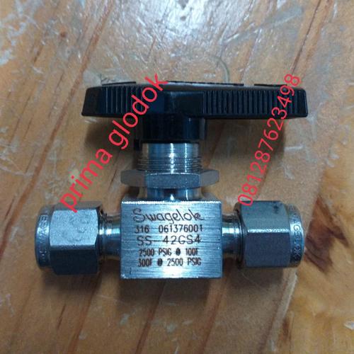 Jual Ball valve swagelok ss-42GS4 1/4"/ball valve swagelok 1/4 ...