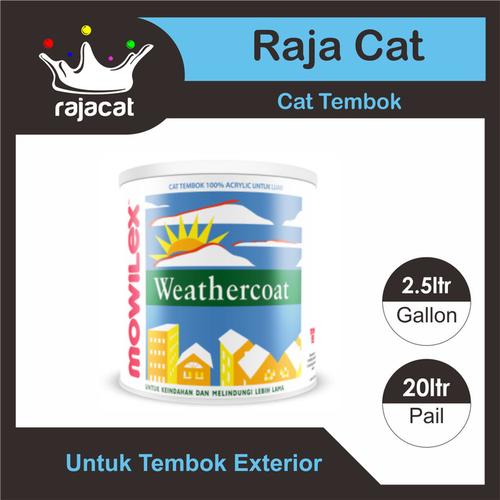 Jual Cat Tembok Exterior Mowilex Weathercoat 2 5ltr Warna Tinting