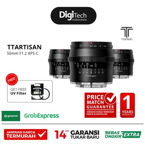 Jual Lensa Ttartisan 50mm F1 2 Aps C Lensa Fix Ttartisan 50mm F1 2
