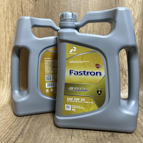 Jual Oli Pertamina Fastron Gold 5W-30 - 4 Liter (Full Synthetic API SN ...