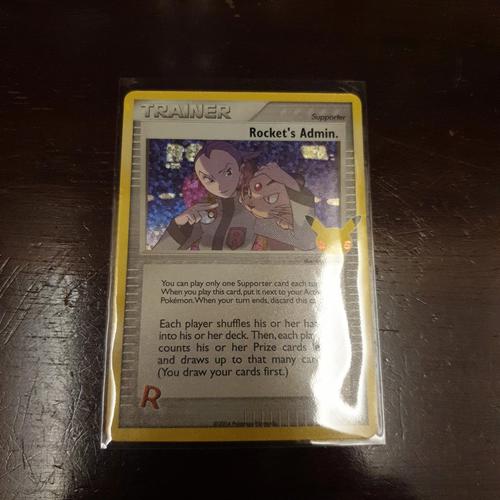 Jual Kartu pokemon rocket's admin holo rare classic collection ...