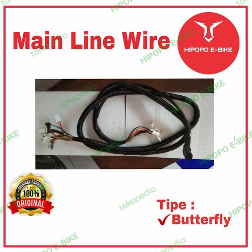 Jual Uwinfly Main Line Wire/Body Cable,Tipe Butterfly Sepeda Listrik ...