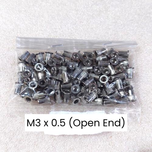 Jual Mur Rivet Tanam M3 Stainless Steel 304 Rivet Nut Insert Nut Open ...
