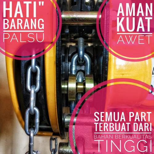 Jual Katrol Chain Block Takel Jaguar Lift asli 2 ton - 2 ton 10 meter ...