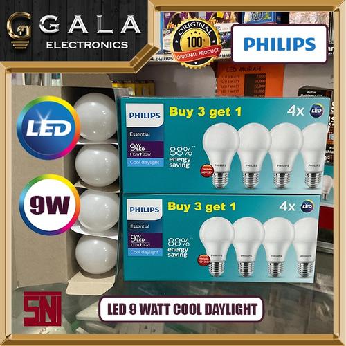 Jual LAMPU LED ESSENTIAL PHILLIPS 3, 5, 7, 9, 11, 13 WATT - 9 WATT 3+1 - Kota Denpasar - Gala ...