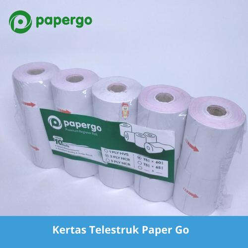 Jual Kertas Telestruk 75x60 Paper Go - Kota Denpasar - Bali Stationery ...