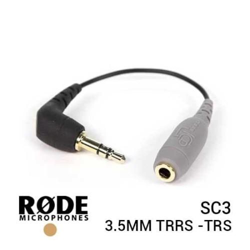 Jual Rode SC3 SmartLav to 3,5mm TRS Device (Camera / Audio Recorder ...