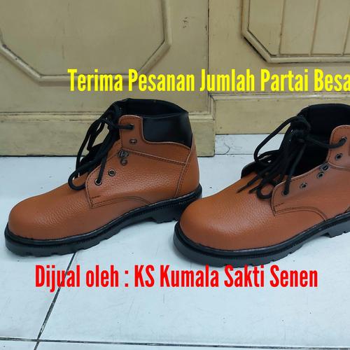Jual Sepatu PDH Safety Tali Coklat |Rompi Proyek Safety Vest|Helm ...