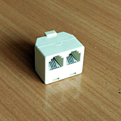 Jual Konektor Telepon Parallel Barrel 2 Port Socket RG-11 - Male to ...