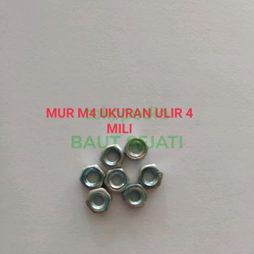 Jual MUR M4 UKURAN ULIR 4MILI MUR JP JF PER 10 PCS - Kab. Sukoharjo ...