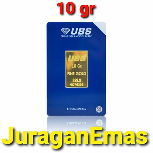 Jual 10 GR ( GRAM ) LOGAM MULIA UBS PRESS SERTIFIKAT - Jakarta Barat - JuraganEmas | Tokopedia