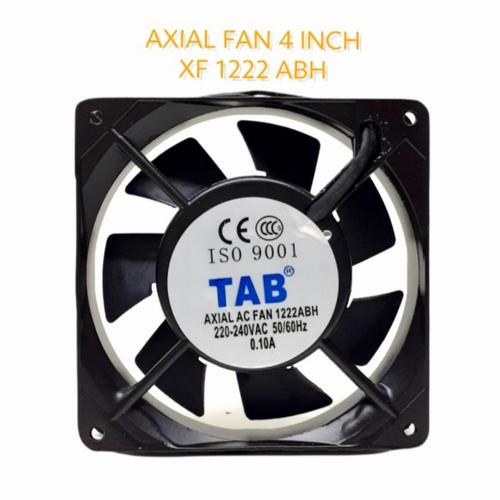 Jual Axial Fan 4 Inch" AC 220V 12x12x2.5 cm X1222ABH Double Ball ...