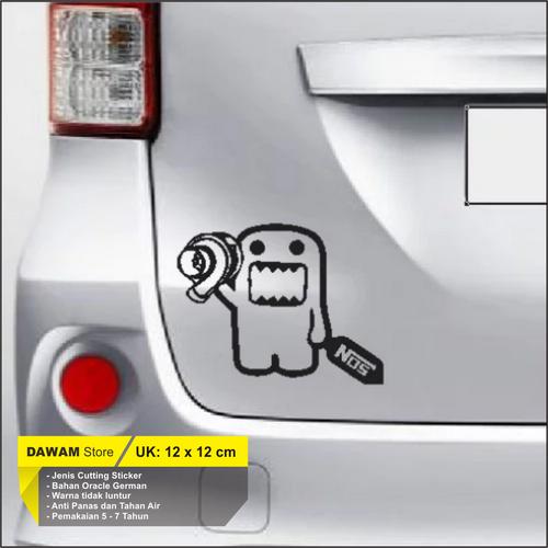 Jual JDM Domo Stiker NOS Japan Aksesoris Mobil Body Kaca Car Decal ...