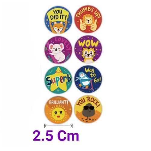 Jual STICKER REWARD | STICKER BULAT KATA MOTIVASI UNTUK ANAK - 50 ...