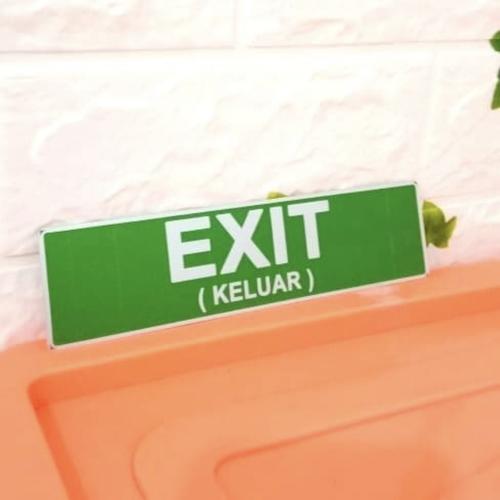 Jual Sign Label EXIT ukuran 5x20cm - Jakarta Barat - Garda Prima Sakti ...