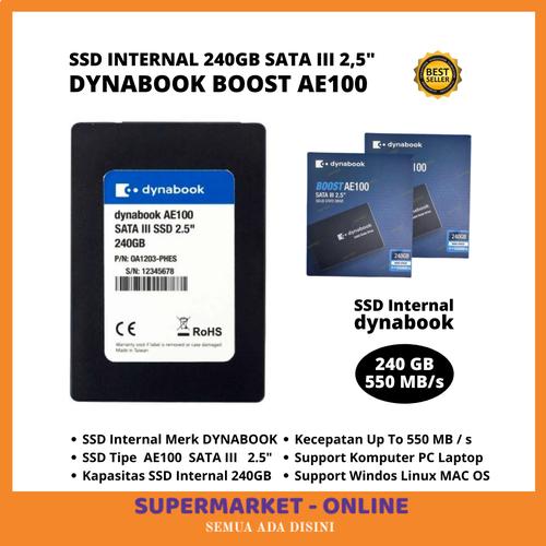Jual PROMO Harddisk SSD Internal 2,5 Inch Sata 3 Dynabook Boost AE100 ...