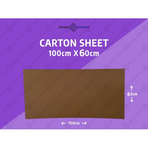 Jual Kardus Karton Sheet Double Wall 100 x 60cm - 80 x 65cm Dus ...