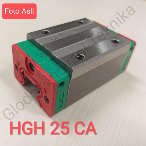 Jual linear guide bearing sliding hgh 25 hgh25 hg25 25mm hgh25ca block only - Kota Depok ...