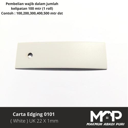 Jual Carta Edging PVC 0101 White ( 22 x 1 mm ) - Jakarta Barat - Makmur ...