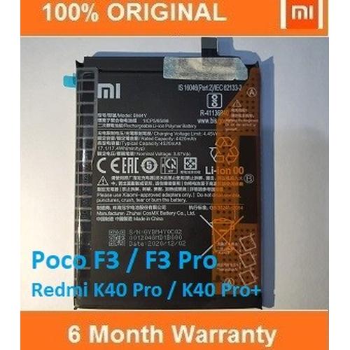 Jual XIAOMI Battery Baterai Poco F3 Pro Redmi K40 Pro+ Plus BM4Y Original - Jakarta Pusat ...