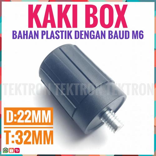 Jual Kaki Box Plastik plus baud 6mm M6 D 22mm t 32mm harga perbuah ...