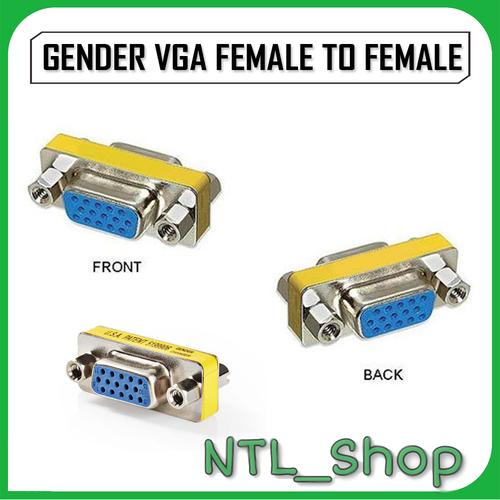 Jual GENDER VGA FEMALE TO FEMALE - KONEKTOR VGA - Sambungan Kabel VGA ...