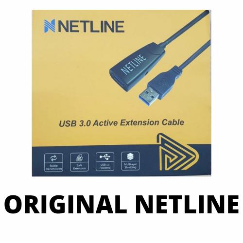 Jual NETLINE USB 3.0 ACTIVE EXTENSION CABEL 10 METER KABEL EXTENDER ...