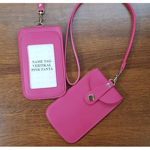 Jual NAME TAG KULIT BAGUS GANTUNGAN KARTU NAMA ID CARD NAMETAG IDCARD ...