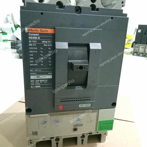 Jual MCCB BREAKER MERLIN GERIN NS 400N NS400 N 400A 400 Amper 3P 3Phase ...