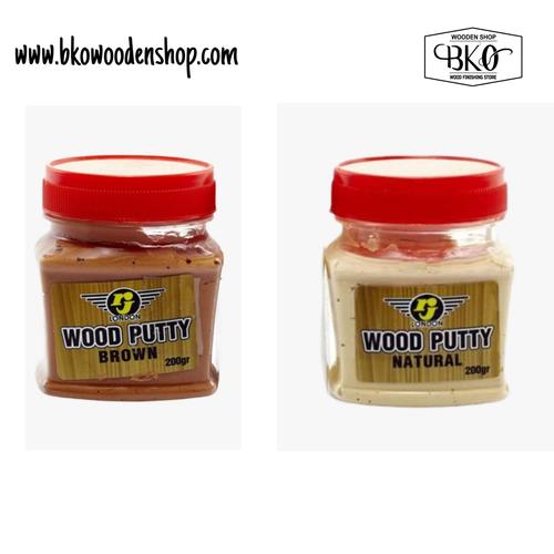 Jual Dempul kayu instant RJ plamir kayu wood putty 200gr - natural ...