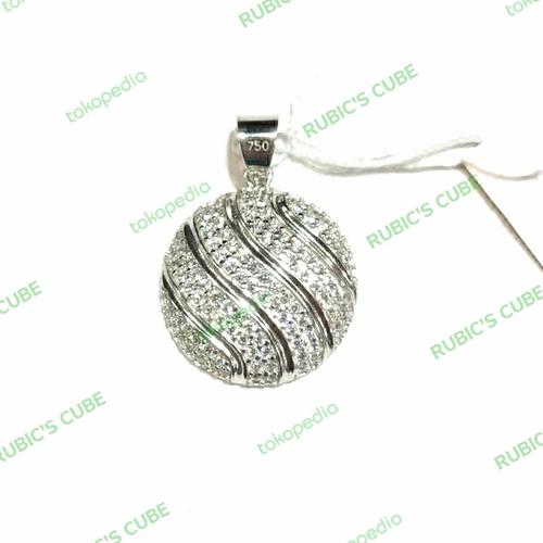 Jual Liontin Bulat Diamond Look Emas Putih 75% - Jakarta Utara - RUBIC ...