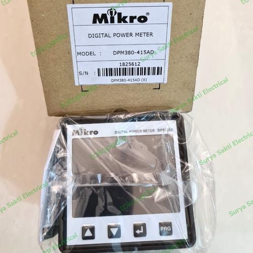 Jual Mikro DPM380-415AD//DPM 380-415AD Digital Power Meter with Modbus - Jakarta Pusat - Surya ...
