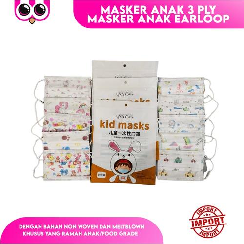 Jual MASKER ANAK 3 PLY / MASKER ANAK EARLOOP / MASKER ANAK KARAKTER ...