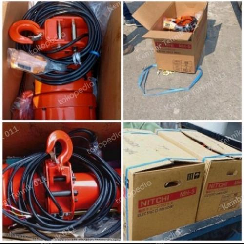 Jual Electric Winch Hoist nichi 2 ton x 17 meter Original Jepang Tipe ...