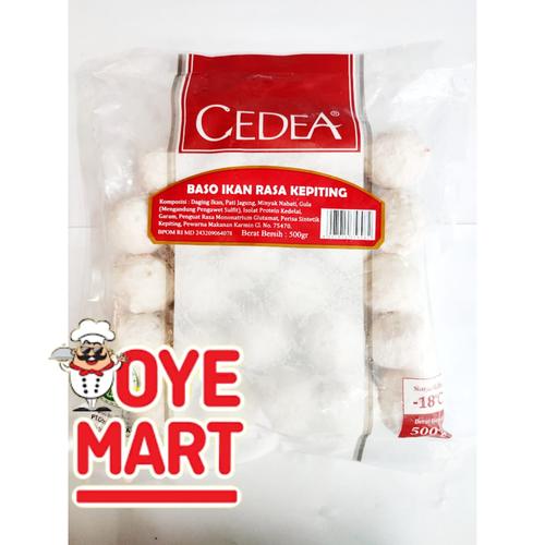 Jual CEDEA BASO IKAN RASA KEPITING 500GR - Kota Bandung - OYEFROZEN ...