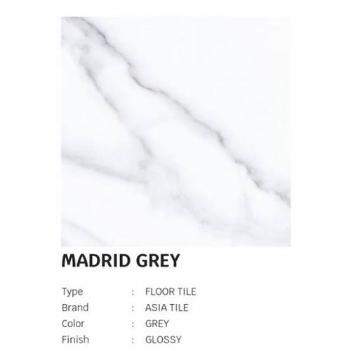 Jual KERAMIK LANTAI ASIA TILE - MADRID GREY - 40x40cm - Glossy - Kota ...