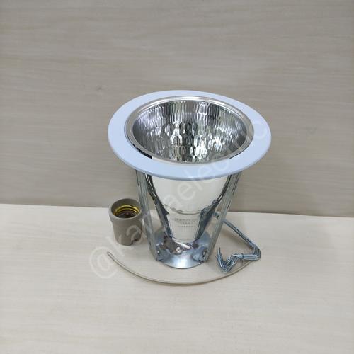 Jual KAP FITTING LAMPU DOWNLIGHT 4 INCH 4" INBOW LIST PUTIH LUCKYLUXE ...