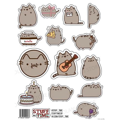 Jual Stiker Kucing Waterproof Ukuran A6 Sticker Lucu untuk Scrapbook ...