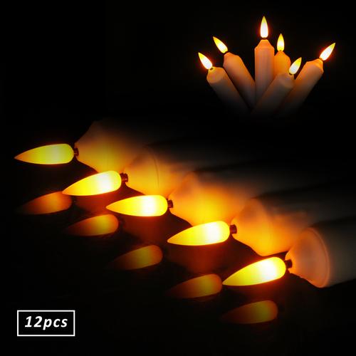 Jual isi 12 pcs Lilin LED SUMBU elektrik lilin Lampu Electric - Kota ...