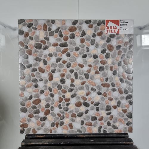 Jual Keramik Lantai Asia Tile OREGON Series 40x40 cm Kw1 - BROWN ...