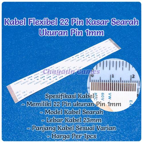 Jual Kabel Flexibel 22 Pin Kasar Searah Panjang Varian ukuran Pin 1mm ...