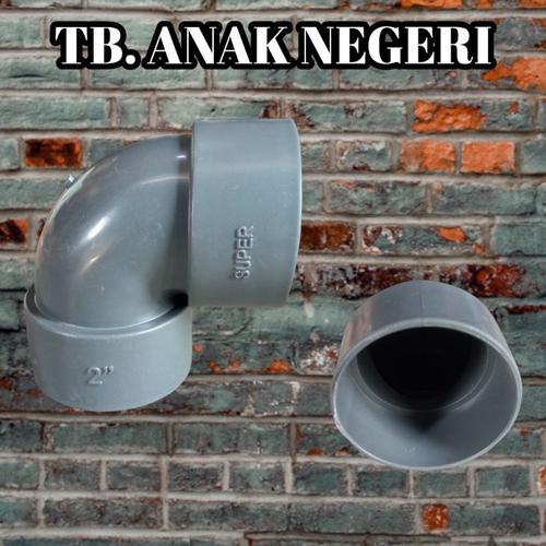 Jual Knee keni L 2inch sambungan pipa pvc L keni 2 inch - TEE 2 INCI ...