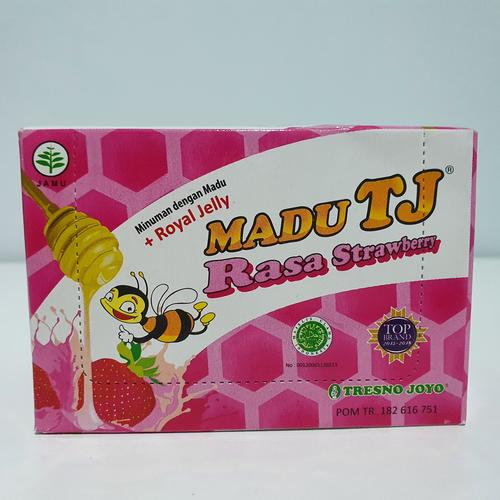 Jual Madu TJ Rasa Strawberry / Jeruk / Original Isi 12 Sachet @ 20 g ...