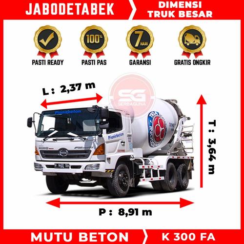 Jual K300 FA BETON READYMIX SEMEN TIGARODA-JAYAMIX - Kab. Bogor - LARIS SERBAGUNA | Tokopedia