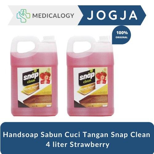 Jual Handsoap Sabun Cuci Tangan Snap Clean 4 liter Strawberry - Kab ...