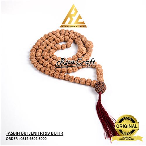 Jual Tasbih Muslim Biji Jenitri Genitri Rudraksha Asli Alam Unik 99 ...